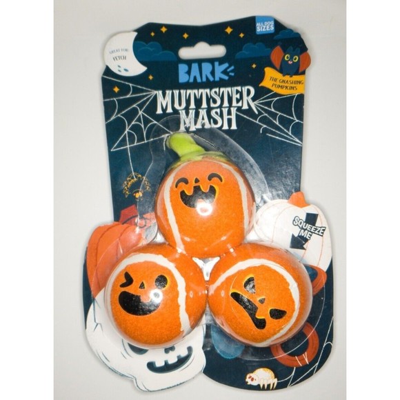 Dog | Bark Muttster Monster Mash The Gnashing Pumpkins 3pack Squeaky ...